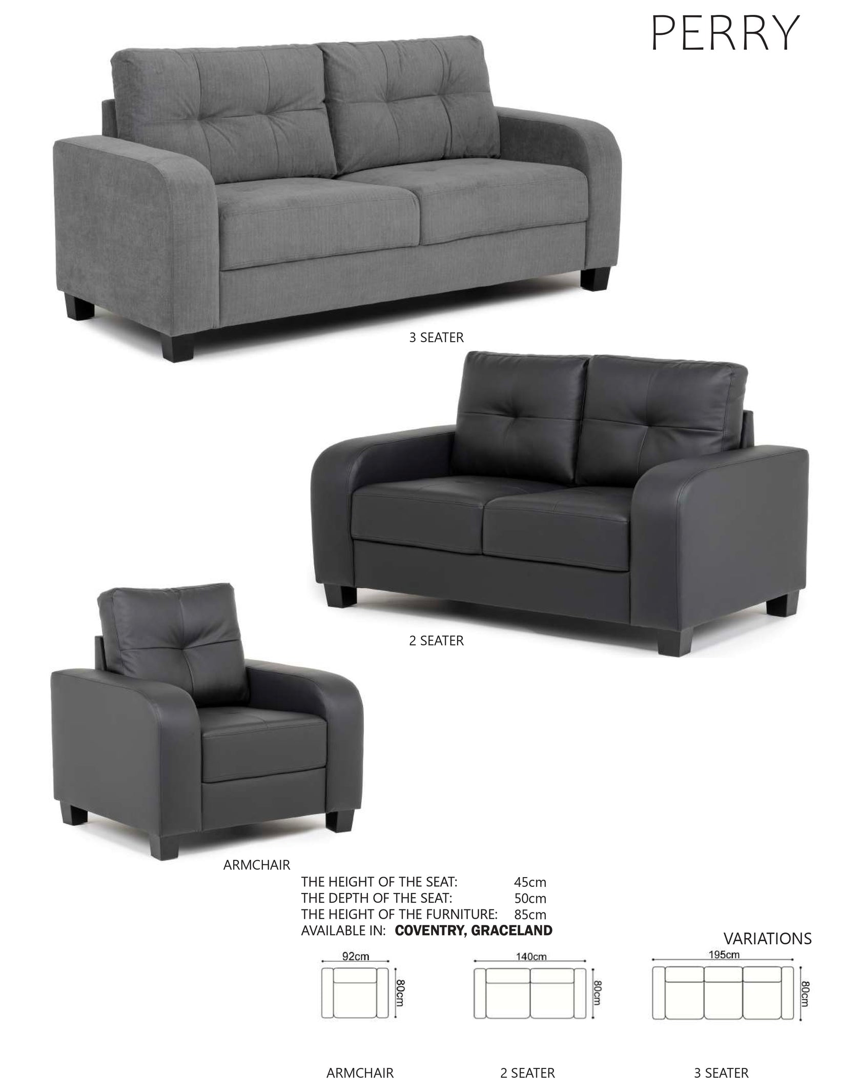 Perry Sofa – CozyComfort
